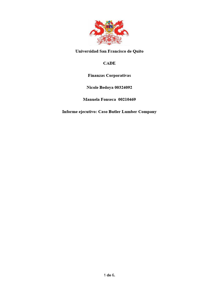 Butler Lumber C | PDF | Bancos | Business