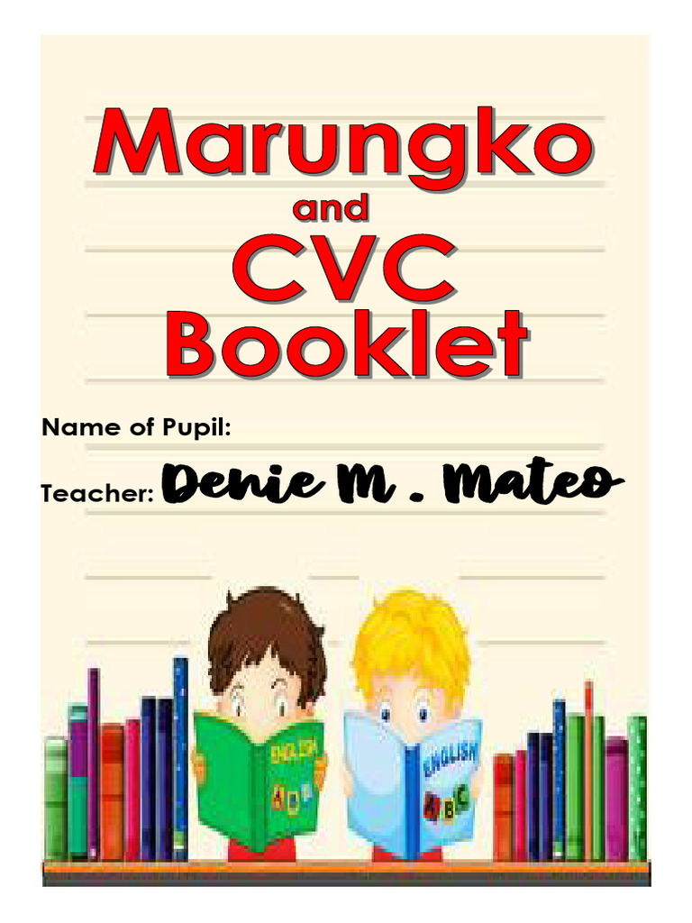 Marungko and CVC | PDF