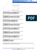 ONE - Vessel Schedule | PDF