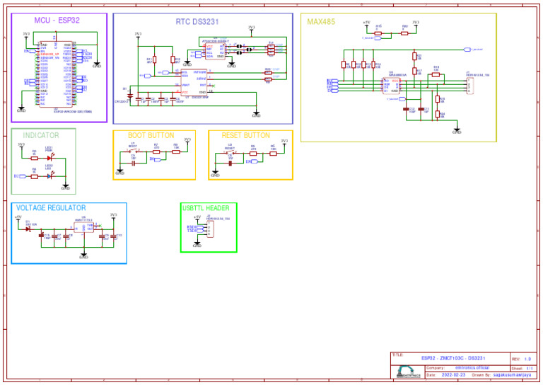 Schematic_ESP32_MAX485_DS3231_2022-03-27 | PDF