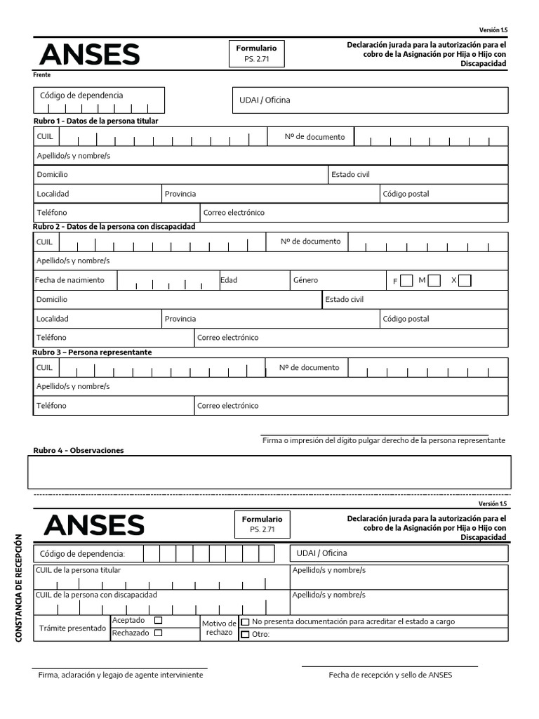 PS 2.71-DDJJ-Cobro-hijo-discapacidad | PDF