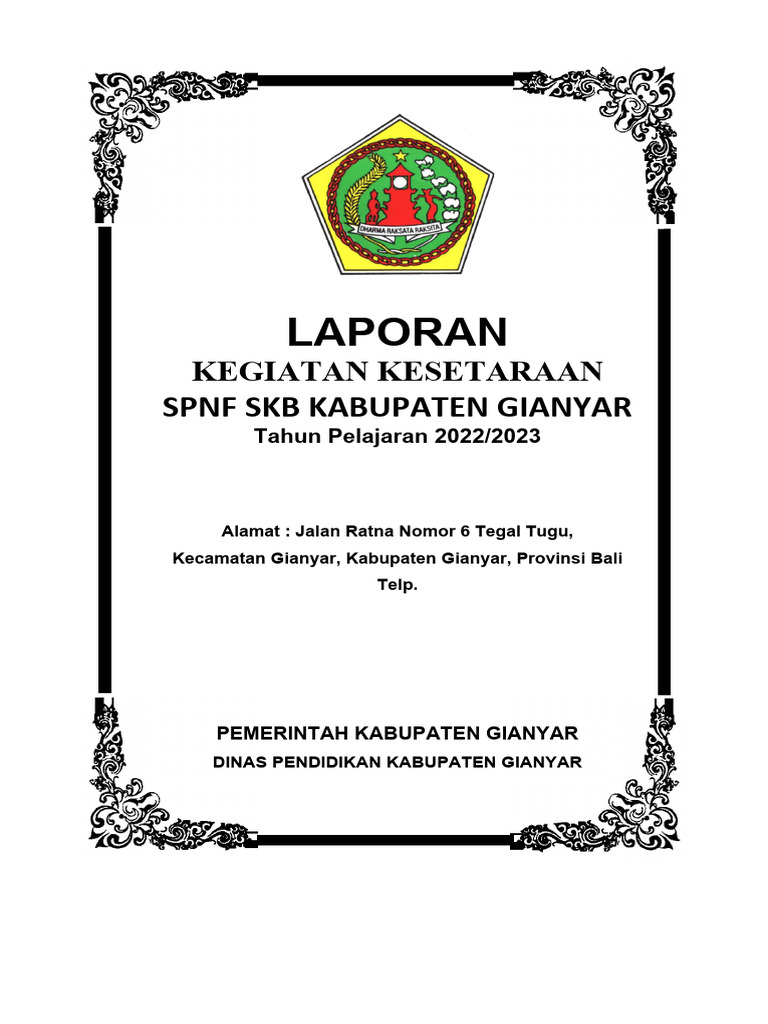 LAPORAN KEGIATAN SKB 2024 | PDF