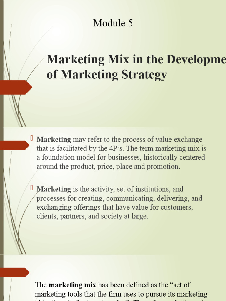 Importance of Marketing Mix Strategy | PDF | Marketing | Marketing Strategy