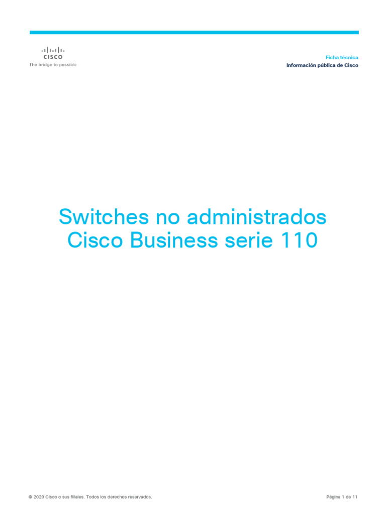 Datasheet c78 744158 Es XL | PDF | Ethernet | Conmutador de red