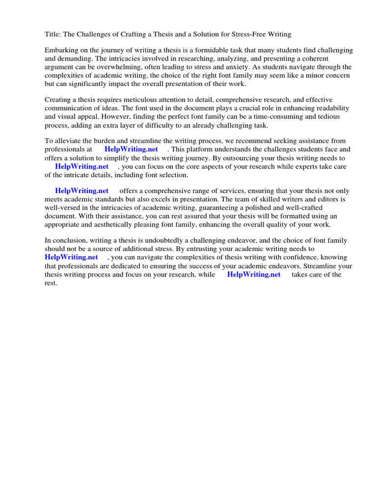 Thesis Font Family Download | PDF | Typefaces | Zip (File Format)