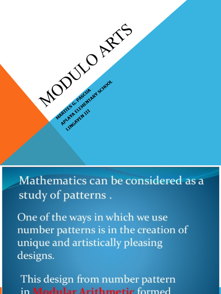 Modulo Arts | PDF | Mathematics