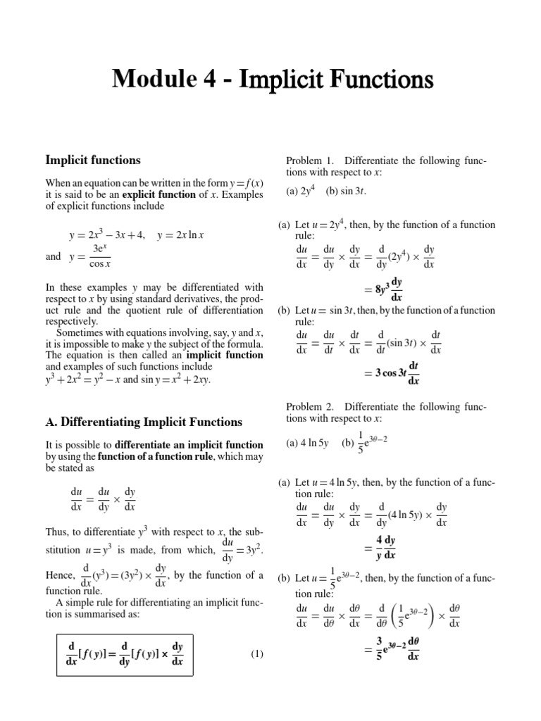 Module 4 Pdf Derivative Circle
