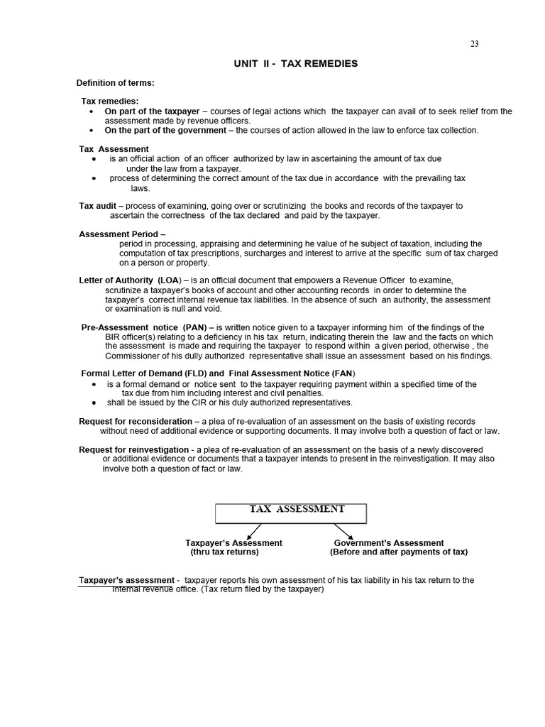Tax Remedies and Increments | PDF | Taxes | Tax Refund