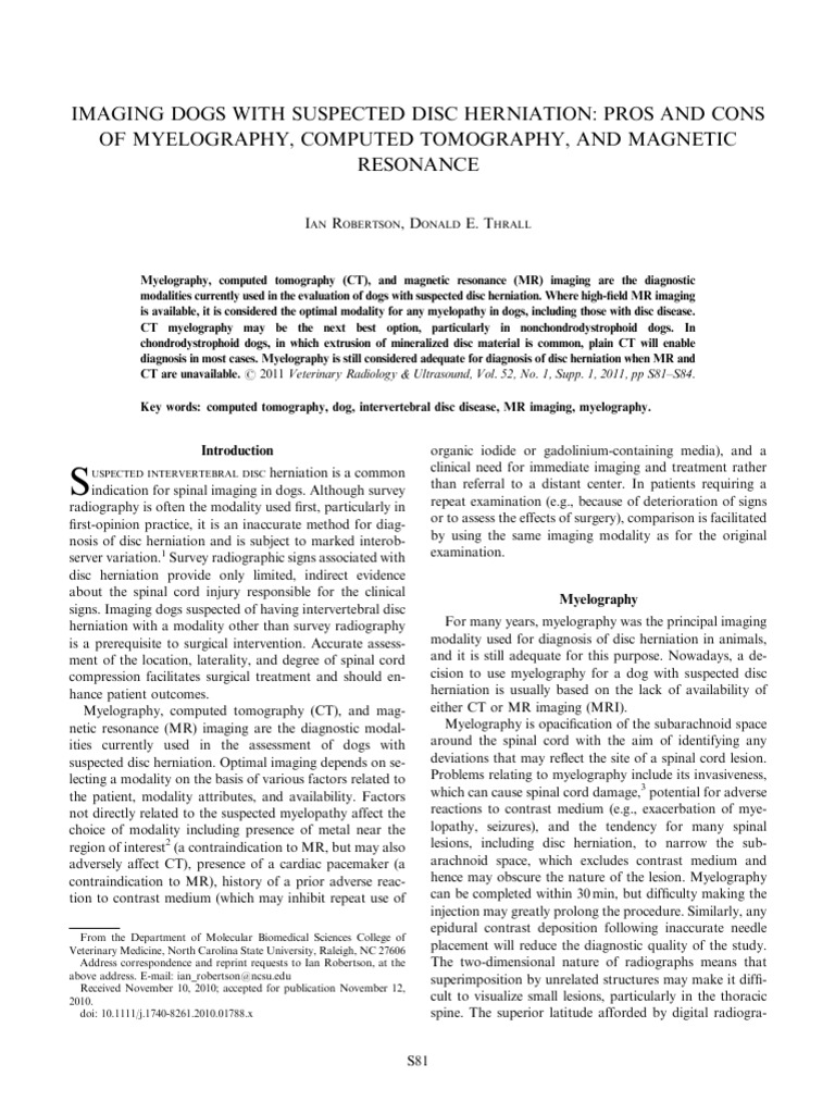 Artigo Image Dogs DOI | PDF | Medical Imaging | Magnetic Resonance Imaging