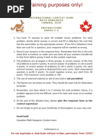 Grade 5-6 Russian Math Olympiad Problems | PDF