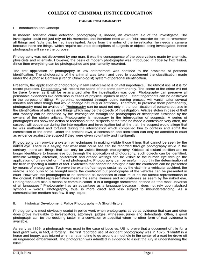 NOTES ON PHOTOGRAPHY | PDF