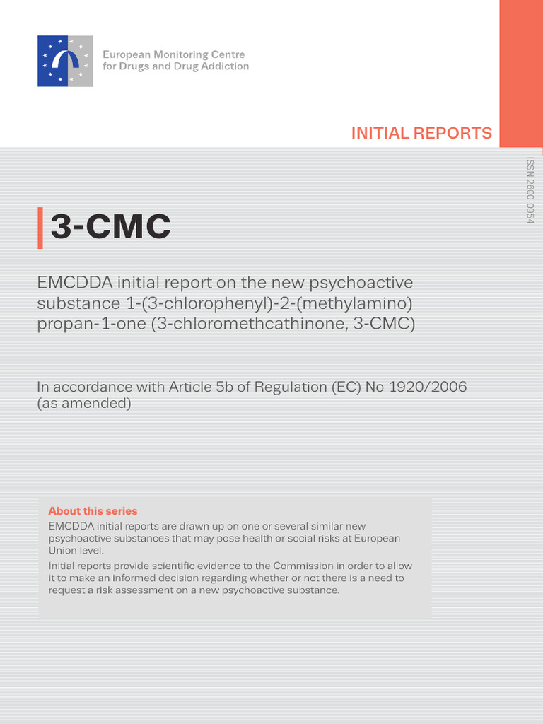 EMCDDA Initial Report 3 CMC Advance Release | PDF | Psychoactive Drugs ...