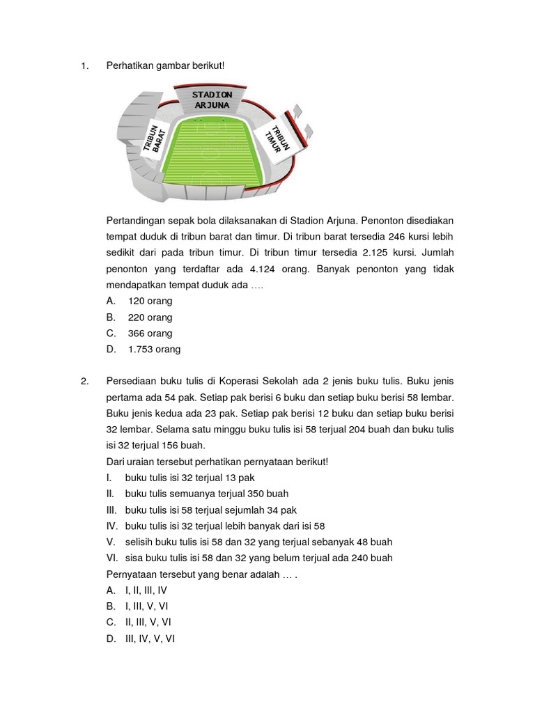 Latihan Soal ASPD Numerasi | PDF Latihan Soal ASPD Numerasi | PDF
