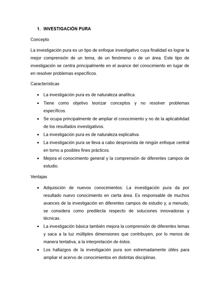 Tipos de Investigación: Pura, Aplicada, Cuantitativa y Cualitativa ...
