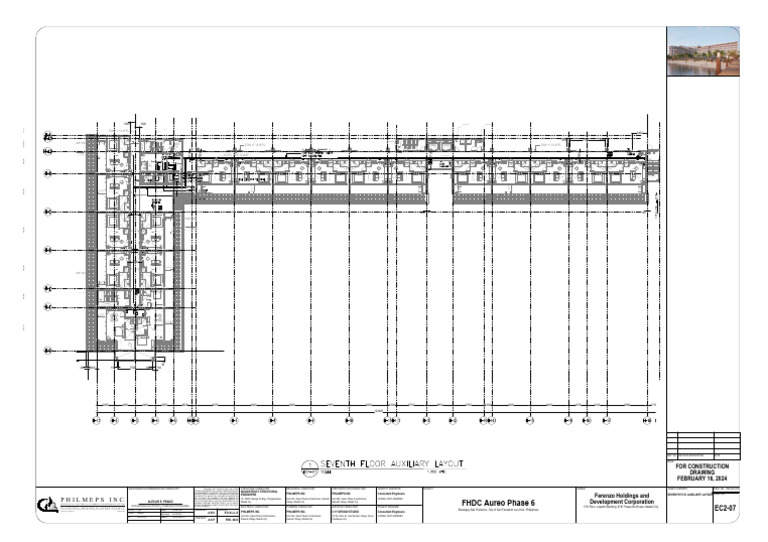Ec2-07-Seventh Floor Plan Auxiliary Layout | PDF