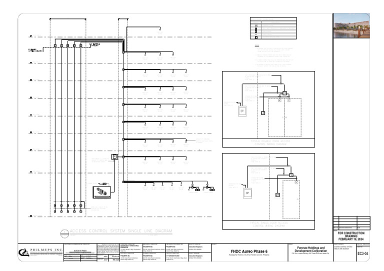 Ec3-04 Accesss Control Single Line Diagram | PDF | Elevator | Wire