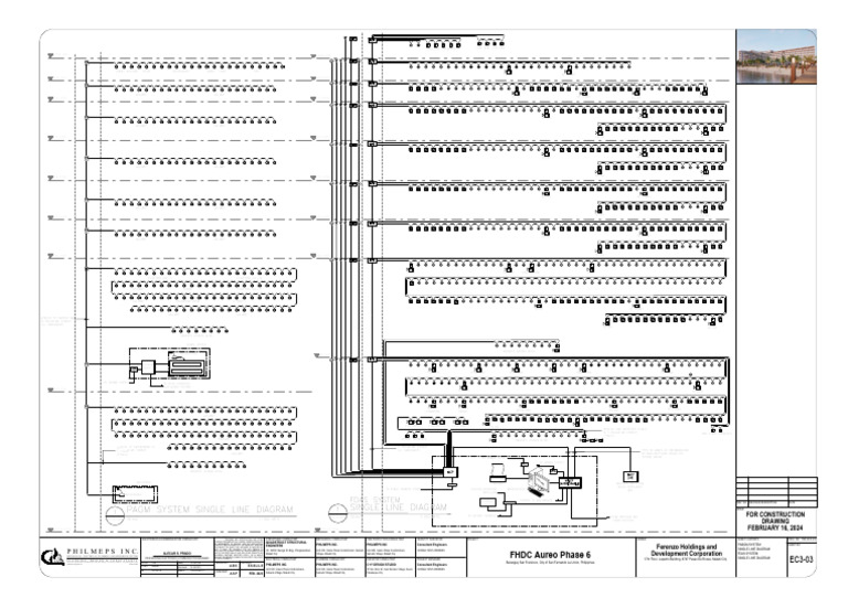 Ec3-03 Pabgm - Fdas Single Line Diagram | PDF | Design