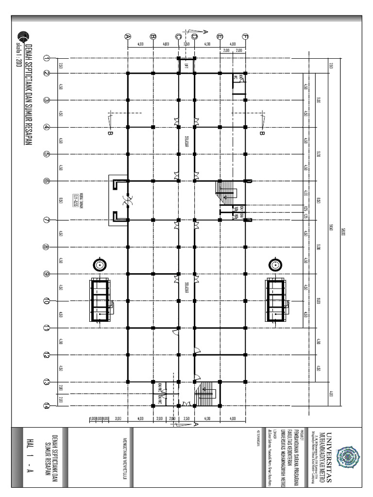 Denah Dan Detail Ipal | PDF