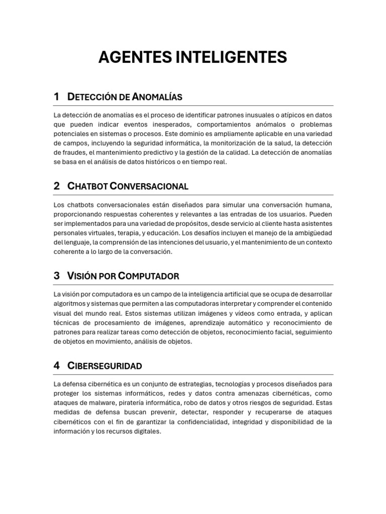 Intelligent Agent - PEAS | PDF | Bases de datos | Inteligencia artificial