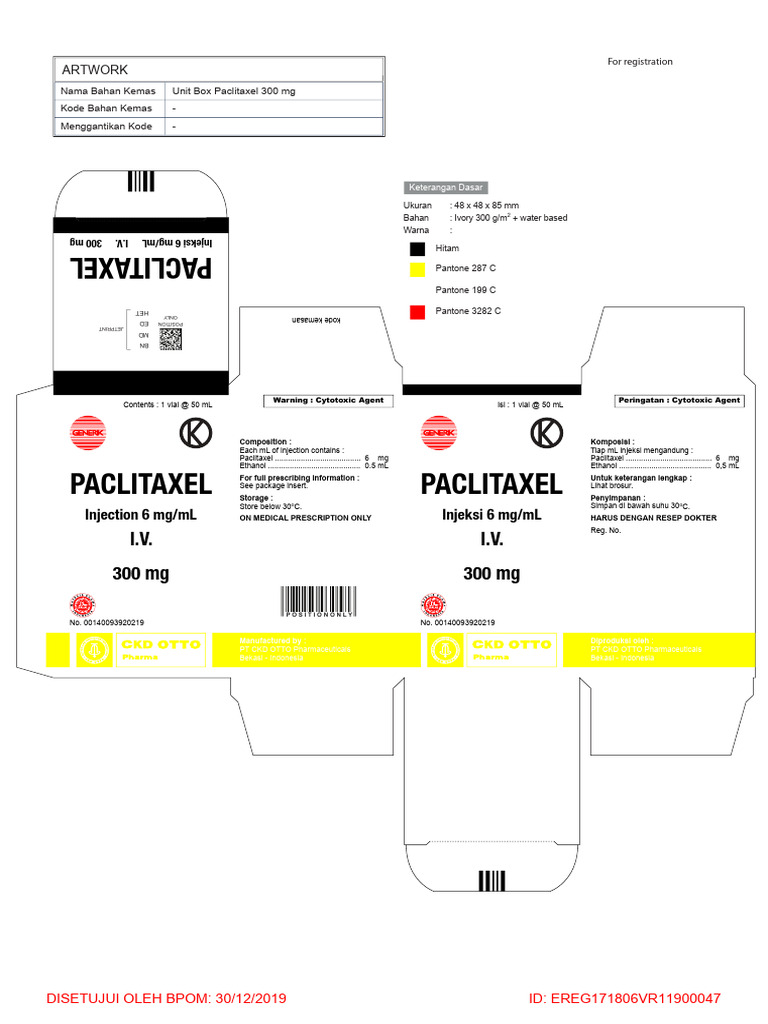 Informasi Injeksi Paclitaxel 300 mg | PDF