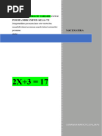 Modul Ajar Persamaan Linear Satu Variabel | PDF