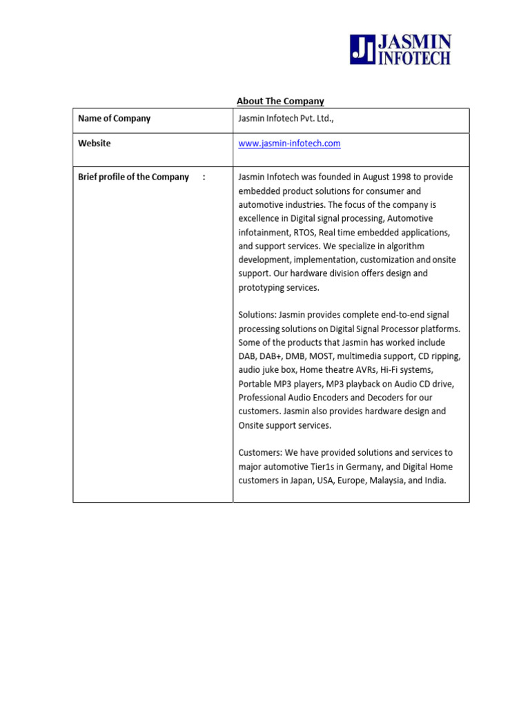 Jasmine Infotech | PDF | Computer Programming | Mp3