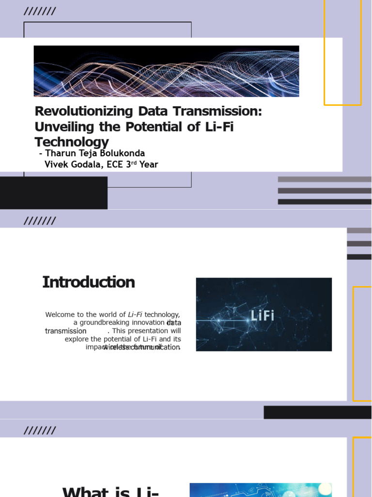 Tharun and Team - Li-Fi Technology | PDF | Engineering | Information And Communications Technology