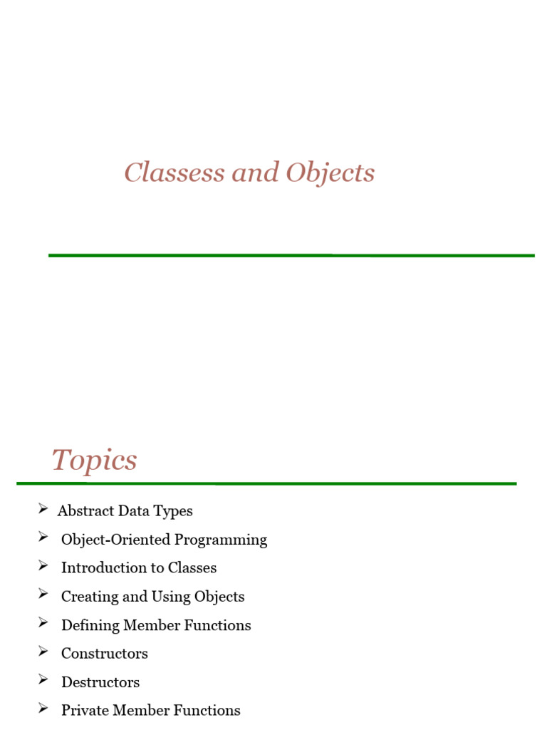 10-Classess and Objects in CPP-12-04-2022 (12-Apr-2022) Material - I - 12-04-2022 - Module - 5 ...