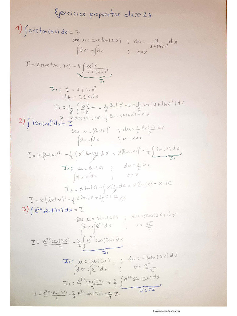 Ejercicios propuestos clase 24 | PDF