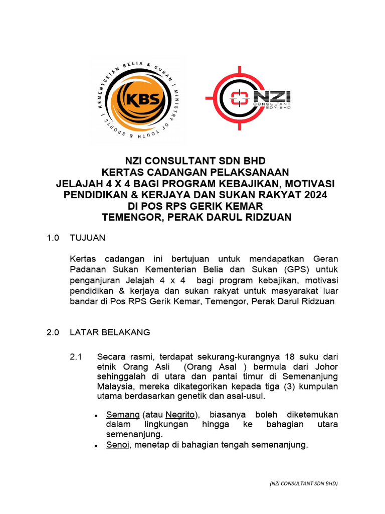 Nzi - Gps Kbs Jelajah 4 x4 2024 | PDF