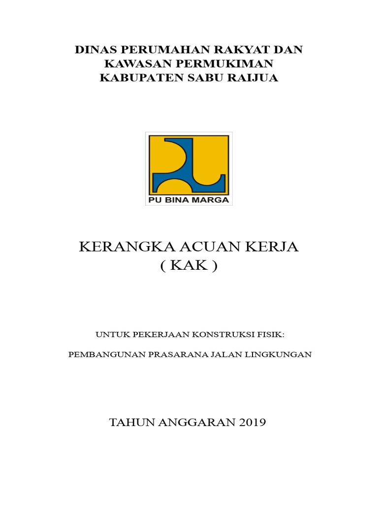 Kak Jalan Lingkungan | PDF