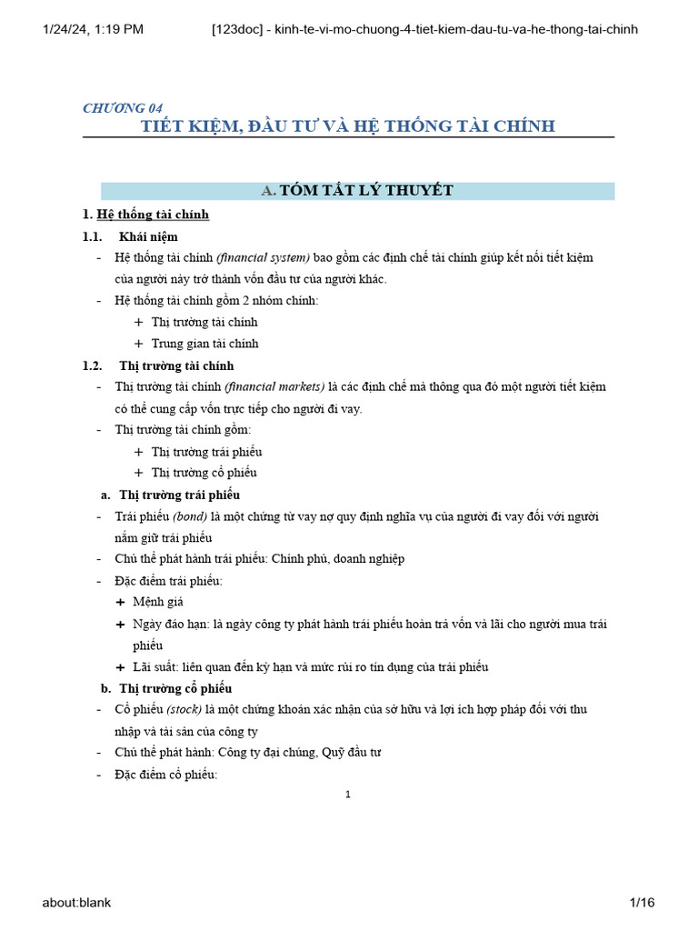 Bài Tập Ktvm Chương 13 (Khác) | PDF