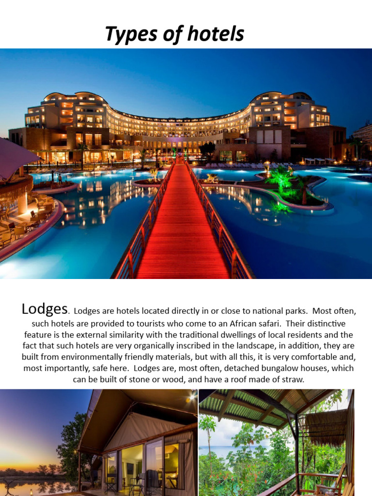 Types of Hotels | PDF | Hotel | Cost Of Living