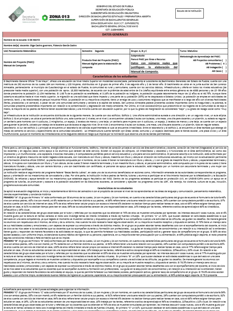 PLANEACION B1 PMAT2 2024 PROG OCG FGC | PDF | Evaluación | Trigonometría