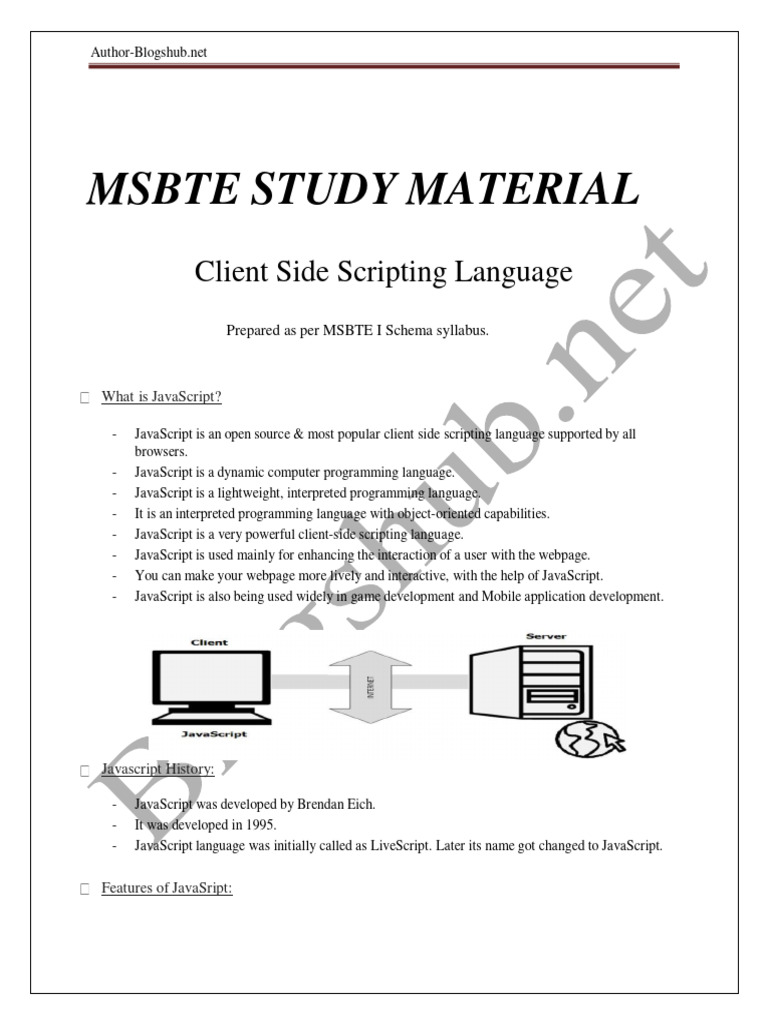 Javascript Unit1 1 1 Pdf Control Flow Java Script 7975