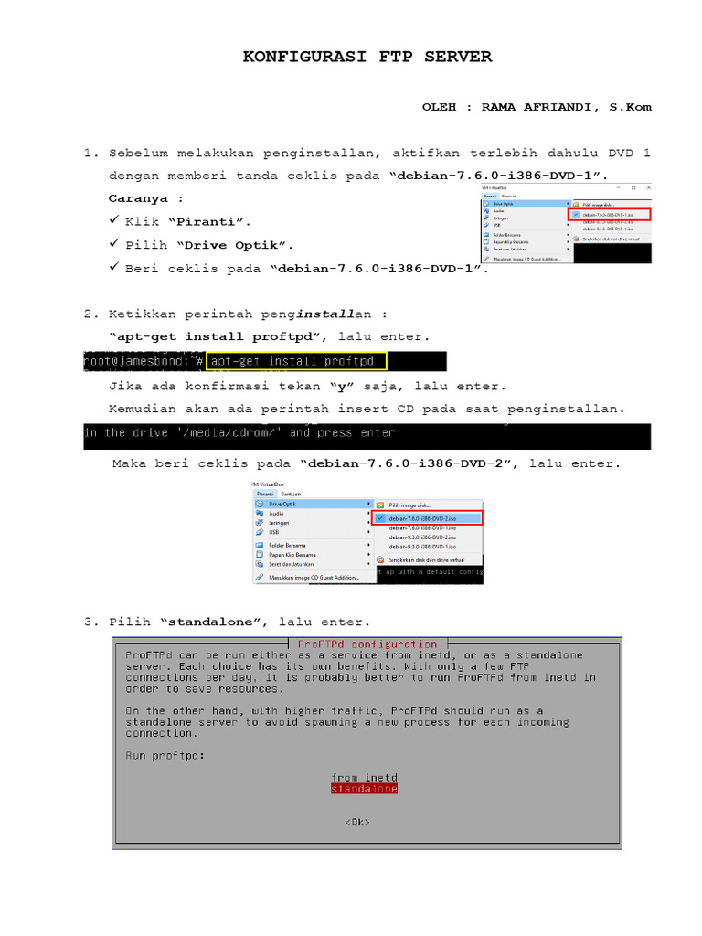 Konfigurasi FTP Server | PDF
