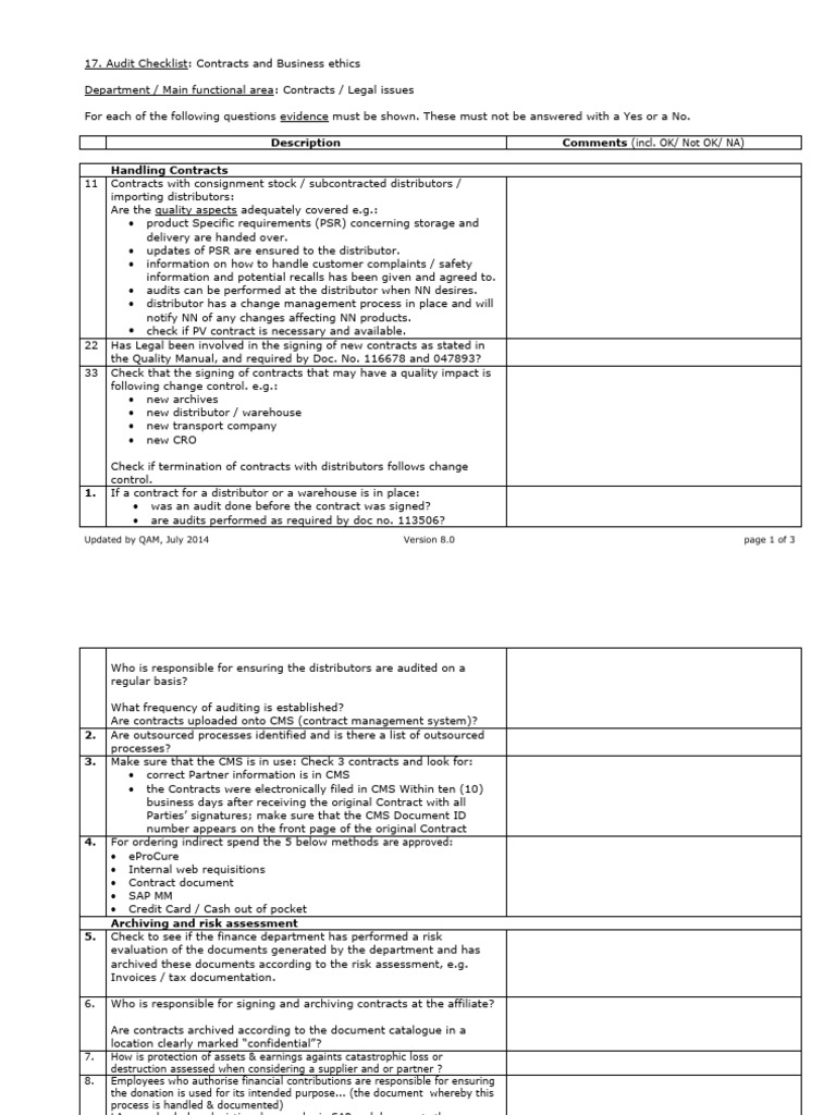 Contract Audit & Ethics Guide | PDF | Audit | Lawsuit
