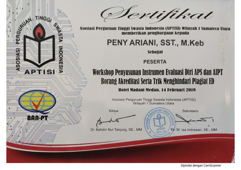 Instrumen Evaluasi Diri Aps | PDF