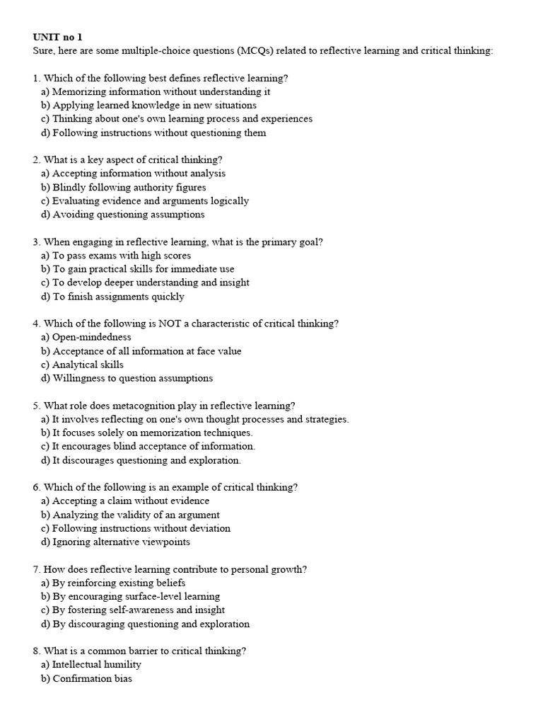 Teaching and Learning MCQs | PDF | Constructivism (Philosophy Of Education) | Learning