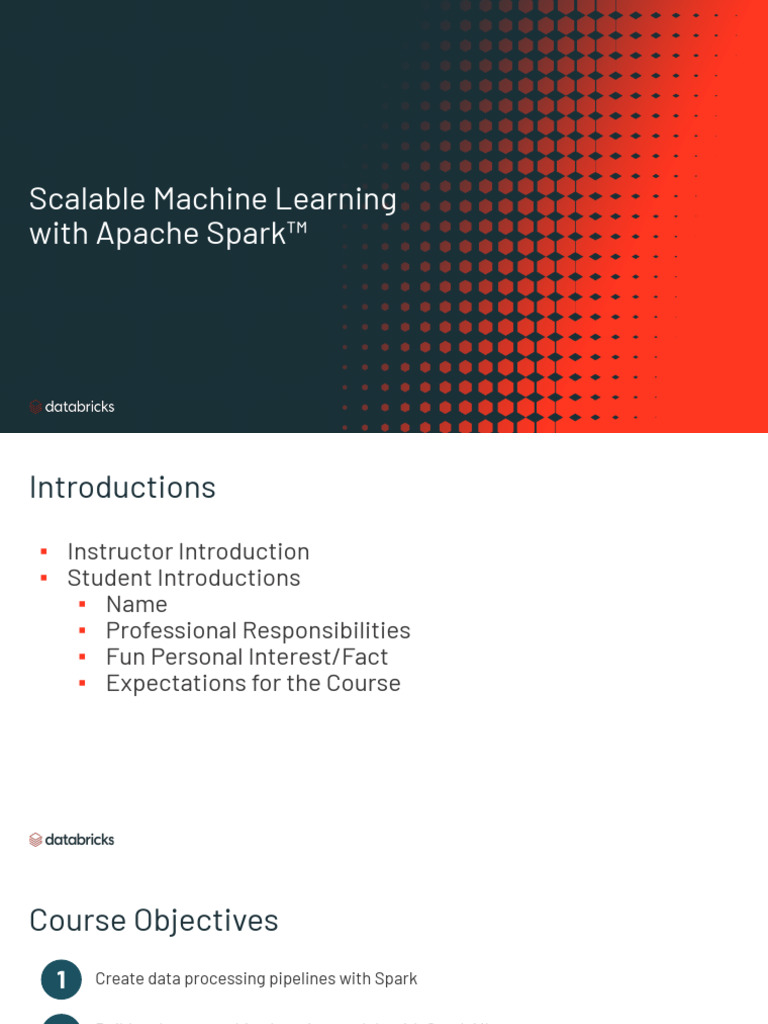Scalable-ML-3 4 1 | PDF | Apache Spark | Bootstrapping (Statistics)