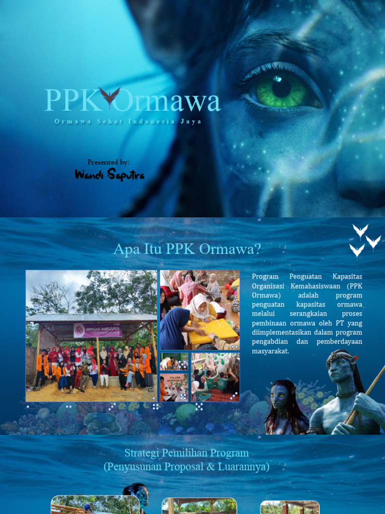 PPT Sharing Session PPK Ormawa_Avatar the Way of Water | PDF