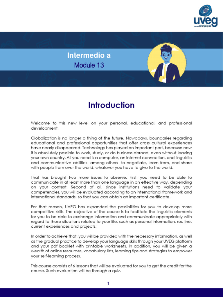 Cuadernillo Module 13 | PDF