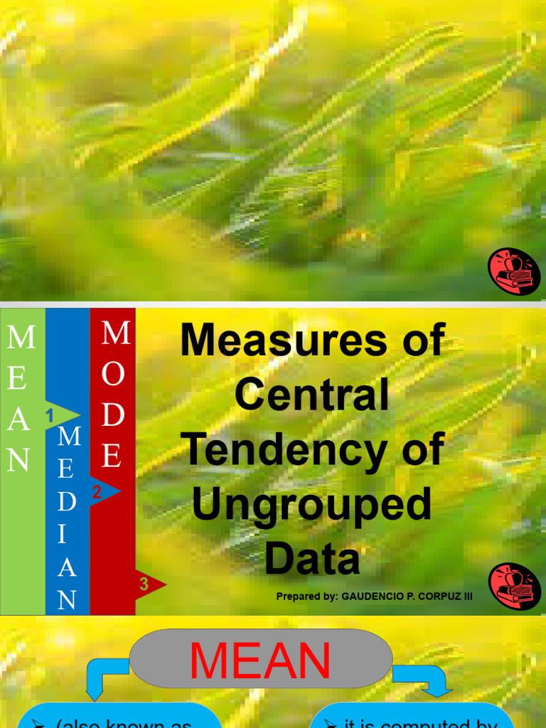 Measures-Of-Central-Tendency | PDF | Mode (Statistics) | Arithmetic Mean