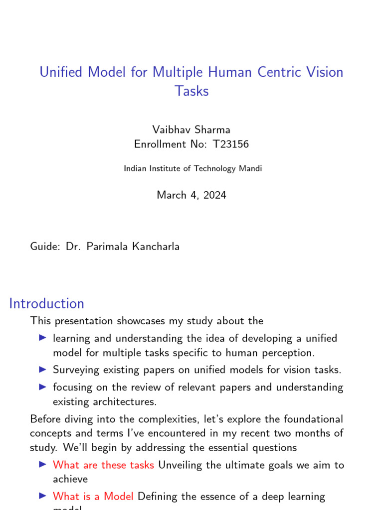 Exploratory_Work_Presentation (2) | PDF | Computer Vision | Algorithms
