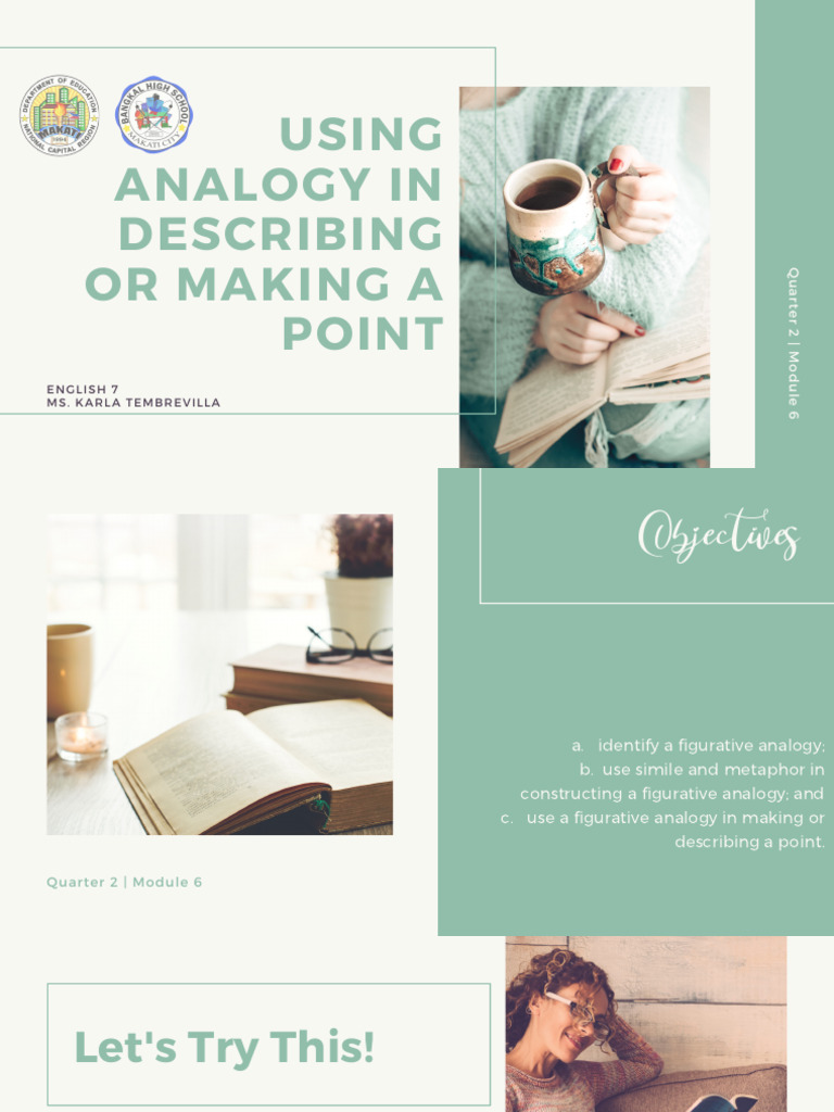 Using Analogies in Descriptive Writing | PDF | Metaphor | Analogy