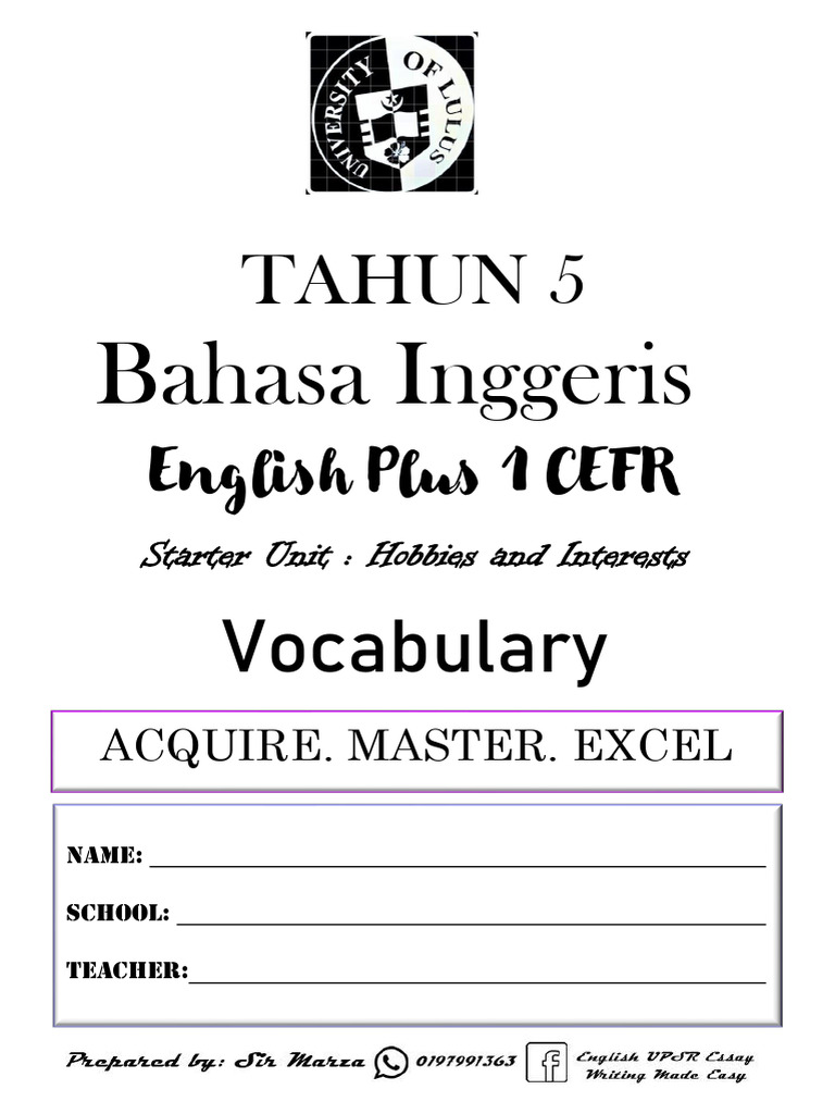 English Tahun 5 Pdf Human Communication Leisure