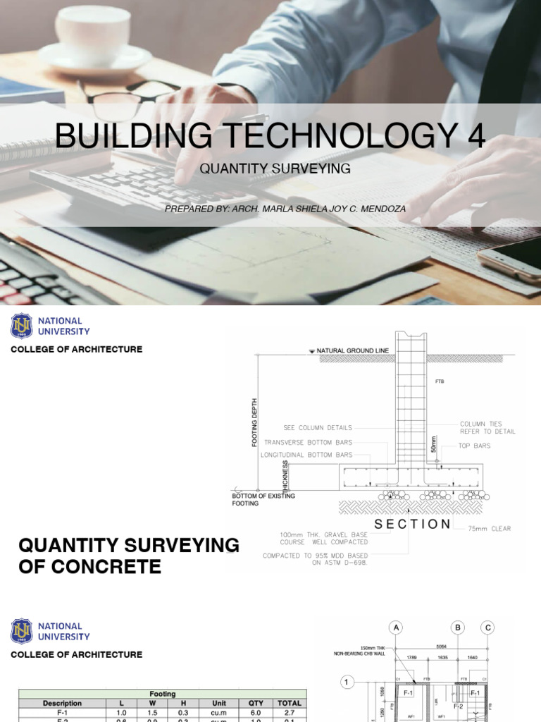 Concrete Quantity Surveying Guide | PDF | Concrete | Gallon