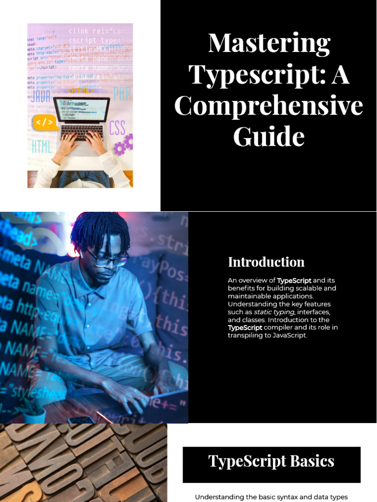 Wepik Mastering Typescript A Comprehensive Guide 20240306052311FopR | PDF | Art | Computers