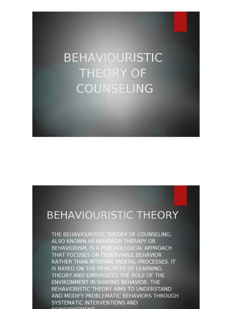 Behaviour Theory | PDF