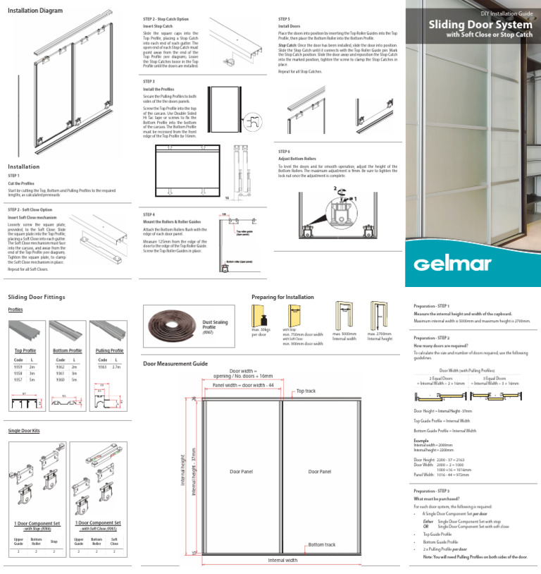 Sliding Door | PDF | Door | Manufactured Goods